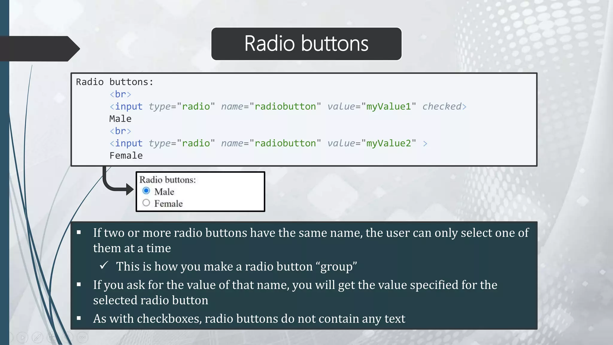 HTML Tables and Forms | PPTX