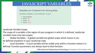 WT JAVASCRIPT | PPT