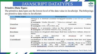 WT JAVASCRIPT | PPT