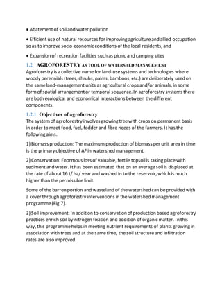 agroforestry as a tool for watershed management | DOCX
