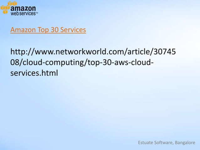 Amazon Web Service EC2 & S3 | PPTX