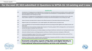 ITU-T Study Group 3 Introduction | PPT