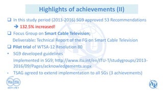 ITU-T Study Group 9 Introduction | PDF
