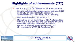 ITU-T Study Group 17 Introduction | PPT