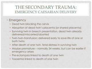 Womb Twin Survivors - healing the trauma | PPTX