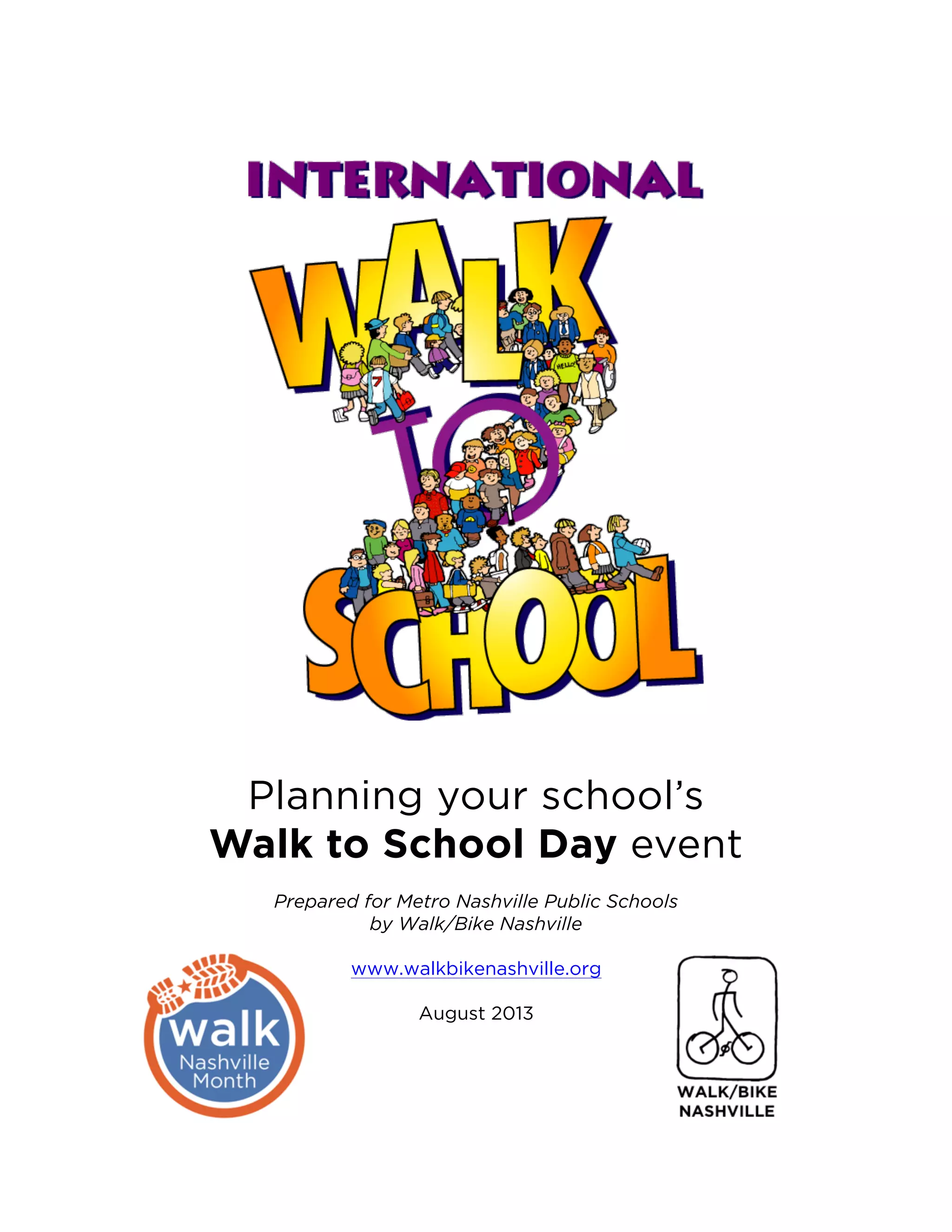 Walk to School Day Planning Guide | PDF