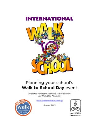 Walk to School Day Planning Guide | PDF | Education