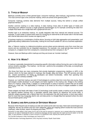 MASHUP : THE WEB APPLICATION INTEGRATION (OVERVIEW) | PDF