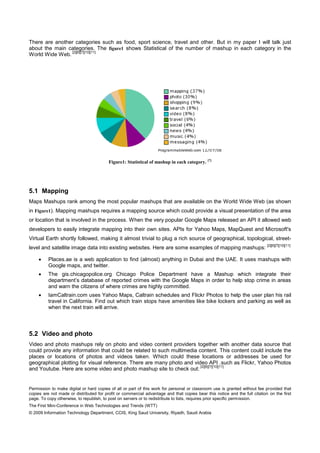 MASHUP : THE WEB APPLICATION INTEGRATION (OVERVIEW) | PDF