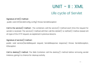 WEB TECHNOLOGIES Servlet | PDF