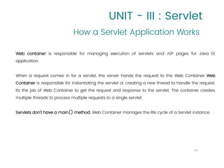 WEB TECHNOLOGIES Servlet | PDF