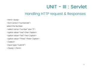 WEB TECHNOLOGIES Servlet | PDF