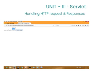 WEB TECHNOLOGIES Servlet | PDF