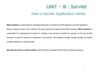WEB TECHNOLOGIES Servlet | PDF