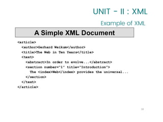 WEB TECHNOLOGIES XML | PDF