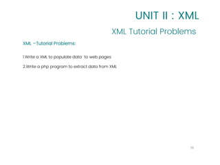 WEB TECHNOLOGIES XML | PDF