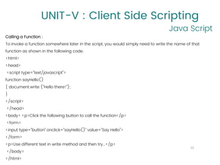 WEB TECHNOLOGIES JavaScript | PDF