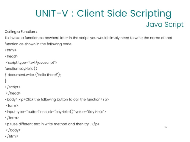 WEB TECHNOLOGIES JavaScript | PDF | Web Development | Internet WEB TECHNOLOGIES JavaScript | PDF | Web Development | Internet