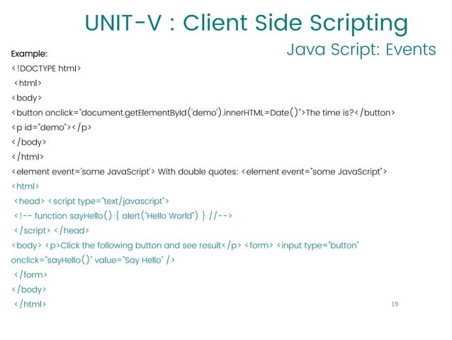 WEB TECHNOLOGIES JavaScript | PDF | Web Development | Internet WEB TECHNOLOGIES JavaScript | PDF | Web Development | Internet