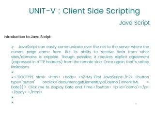 WEB TECHNOLOGIES JavaScript | PDF