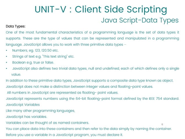WEB TECHNOLOGIES JavaScript | PDF | Web Development | Internet