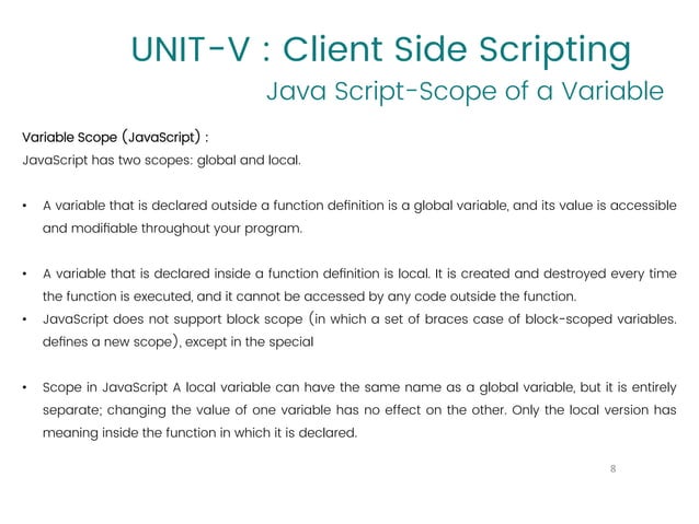WEB TECHNOLOGIES JavaScript | PDF | Web Development | Internet WEB TECHNOLOGIES JavaScript | PDF | Web Development | Internet