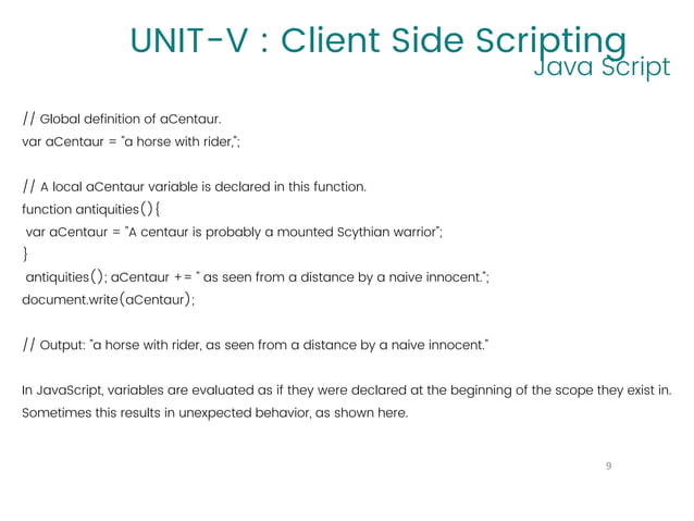 WEB TECHNOLOGIES JavaScript | PDF | Web Development | Internet WEB TECHNOLOGIES JavaScript | PDF | Web Development | Internet