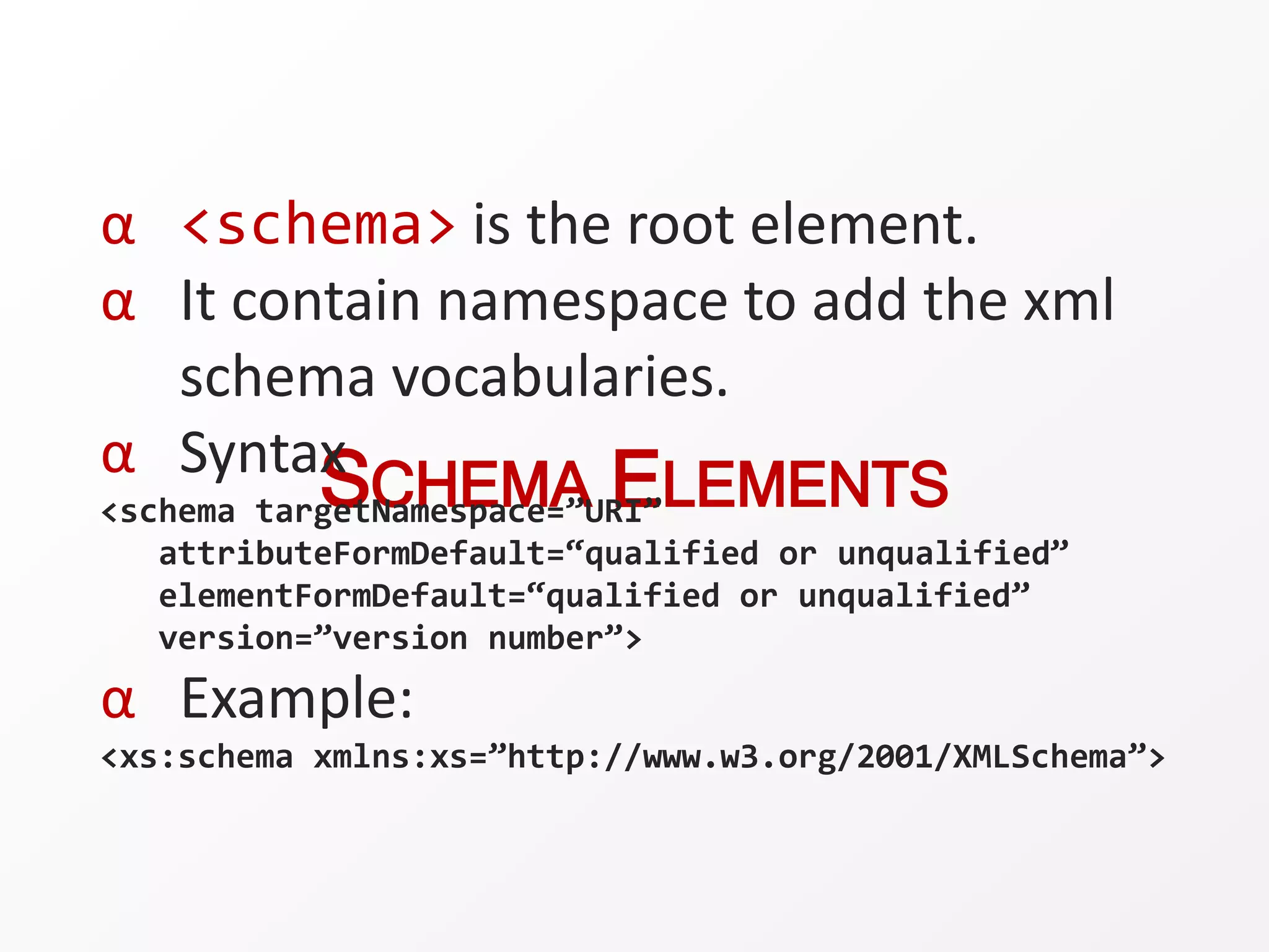 XML_schema_Structure | PPT