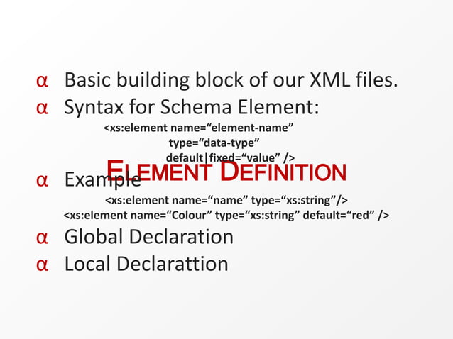 XML_schema_Structure | PPT