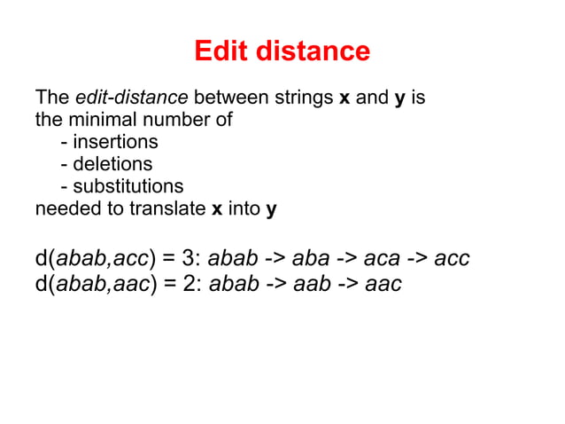 Wu Mamber (String Algorithms 2007) | ODP | Programming Languages | Computing