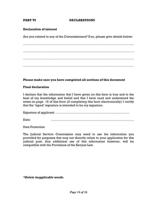 Jsc 2 a application for employment form public officers | PDF