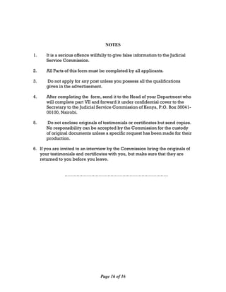 Jsc 2 a application for employment form public officers | PDF