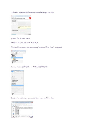 Como utilizar wuala | PDF