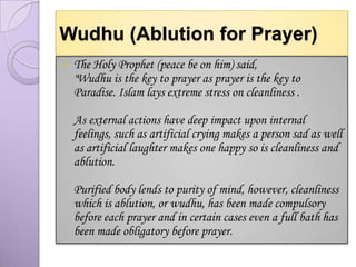 Wudhu / Ablution | PPTX