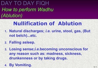 Wudhu ablution | PPTX