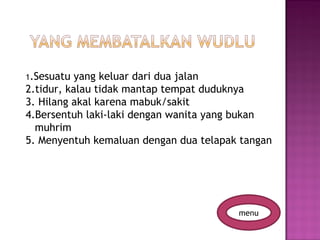 Wudlu | PPT