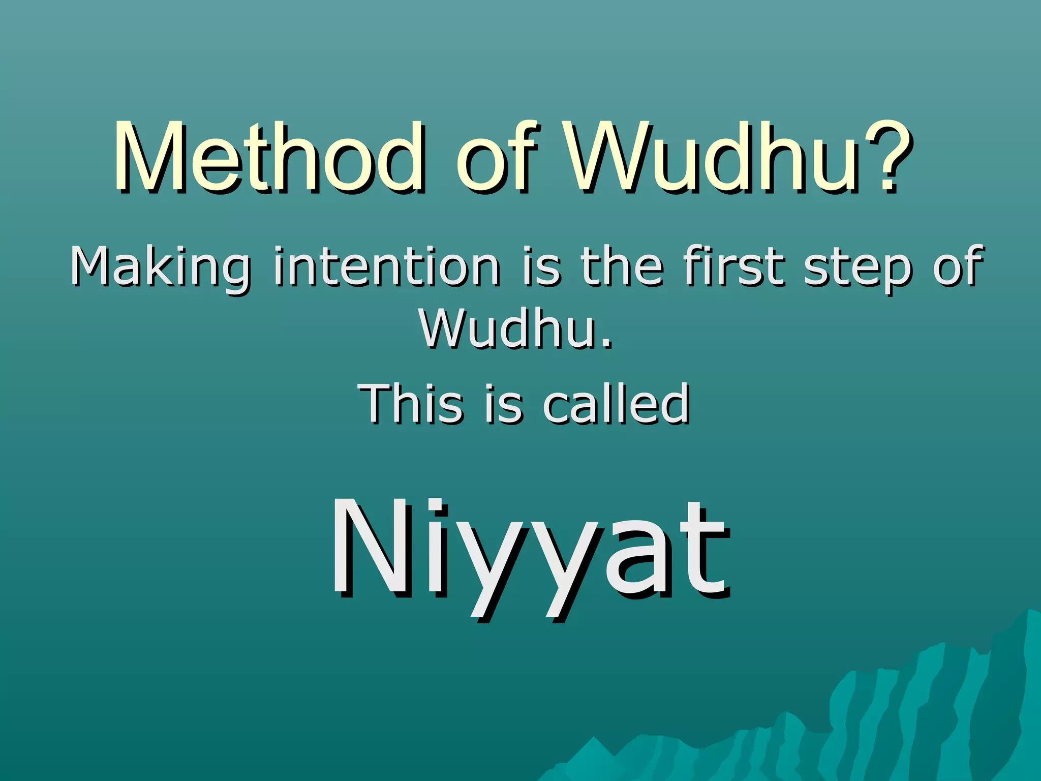 Wudu for children | PPT