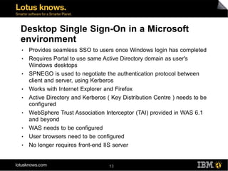 “Secure Portal” or WebSphere Portal – Security with Everything | PDF