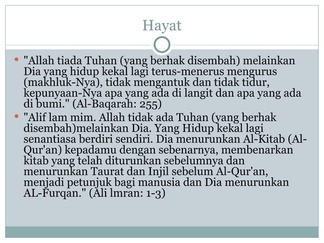 Wujud dan sifat allah | PPT