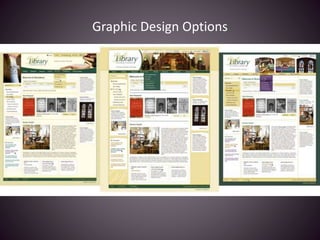 WU Library Website Redesign | PPTX