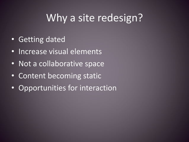 WU Library Website Redesign | PPTX