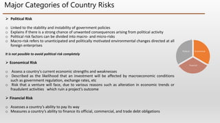 Country Risk Analysis | PPTX | Stocks and Bonds | Personal Investing