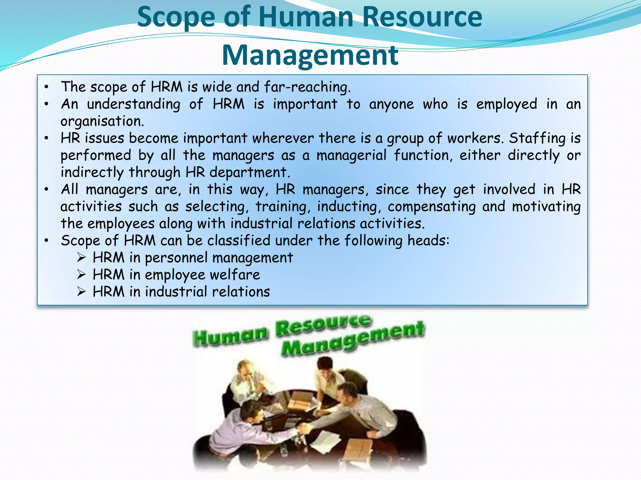 Introduction,meaning,nature,scope of hrm | PPTX