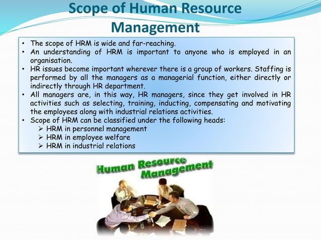 Introduction,meaning,nature,scope of hrm | PPTX | Human Resources | Business