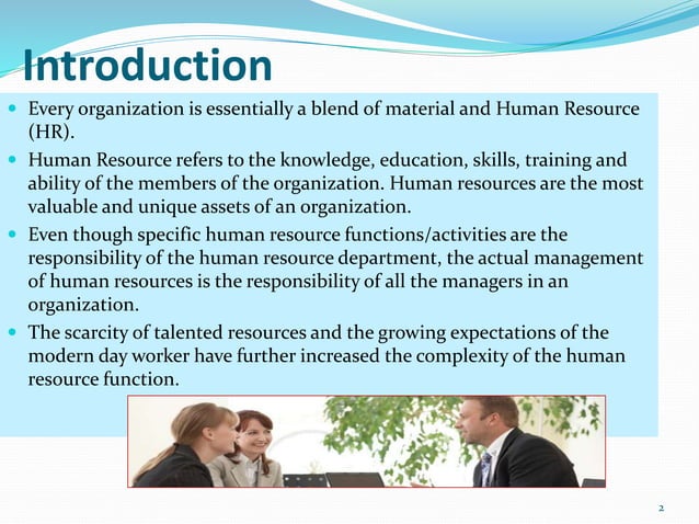 Introduction,meaning,nature,scope of hrm | PPTX | Human Resources | Business