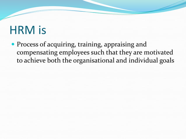 Introduction,meaning,nature,scope of hrm | PPTX | Human Resources | Business