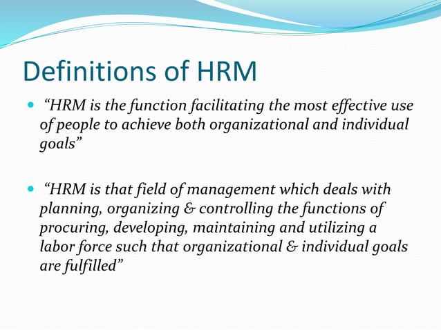 Introduction,meaning,nature,scope of hrm | PPTX | Human Resources | Business