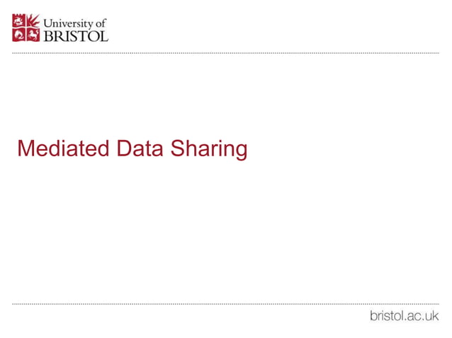 Data Sharing and Standards | PPT