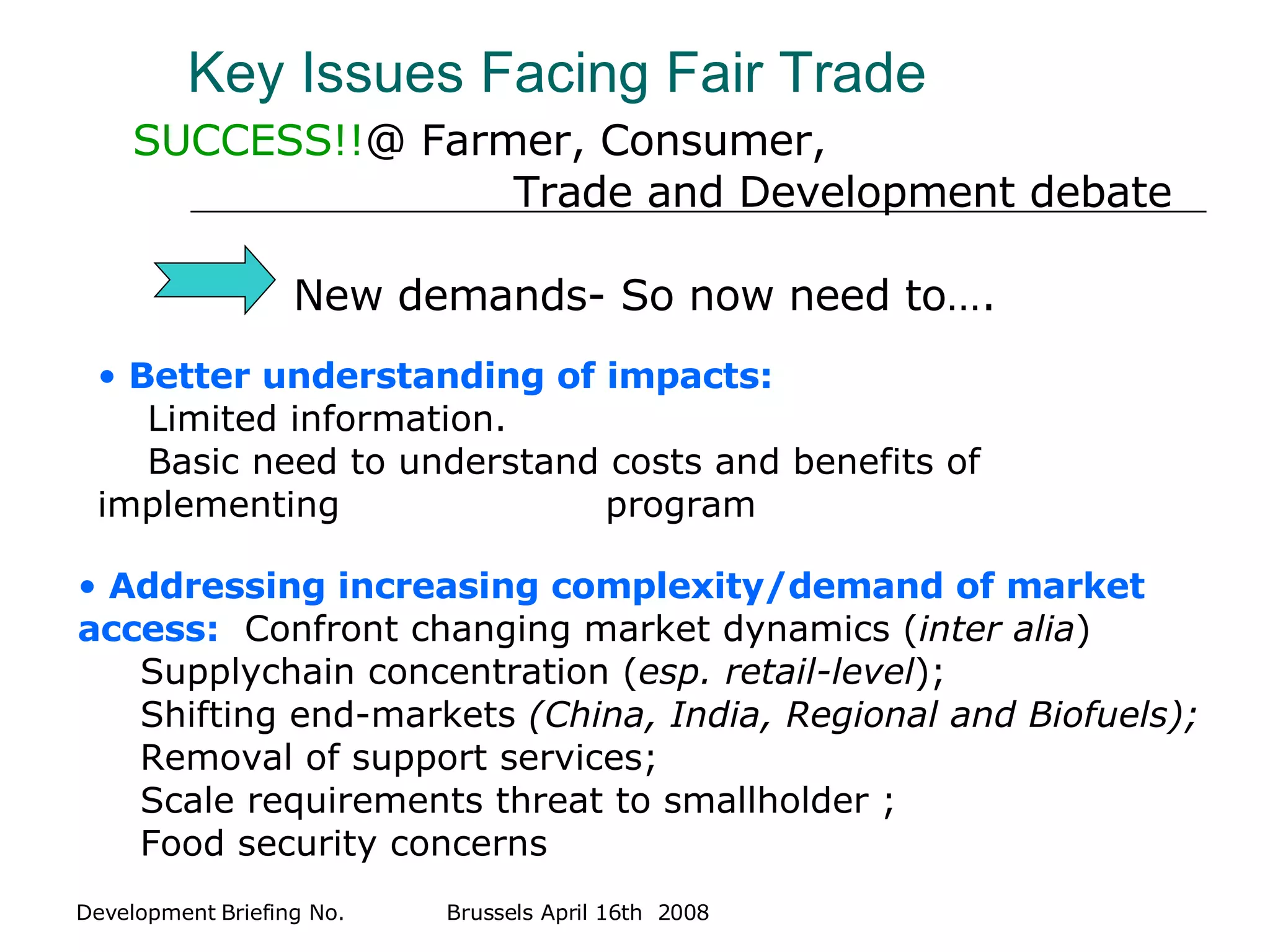 Multi-stakeholder Approach to Advance Fair Trade Objectives | PPS ...