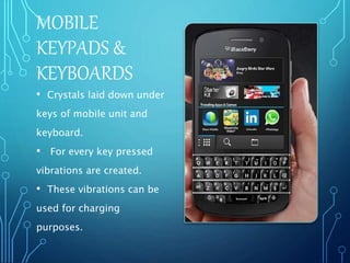 Piezo energy | PPTX | Chemistry | Science